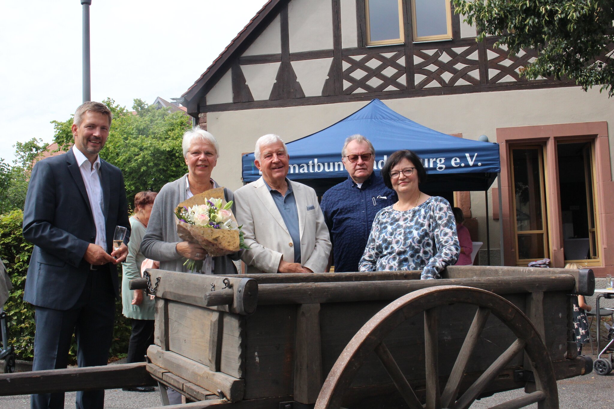 Zum runden Geburtstag von Werner Molitor richtete der Heimatbund einen ...