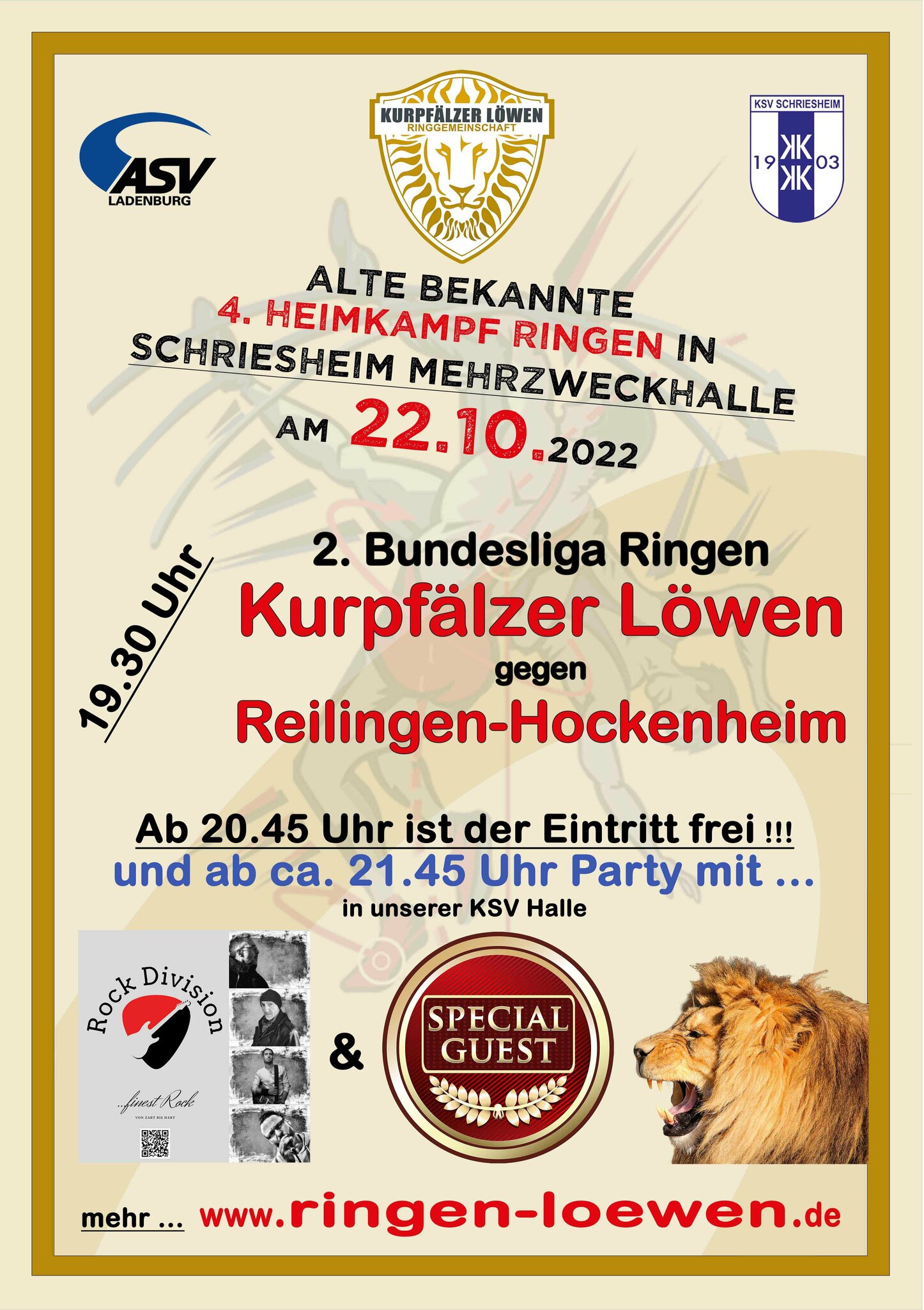 Ringen geht weiter - Ladenburg