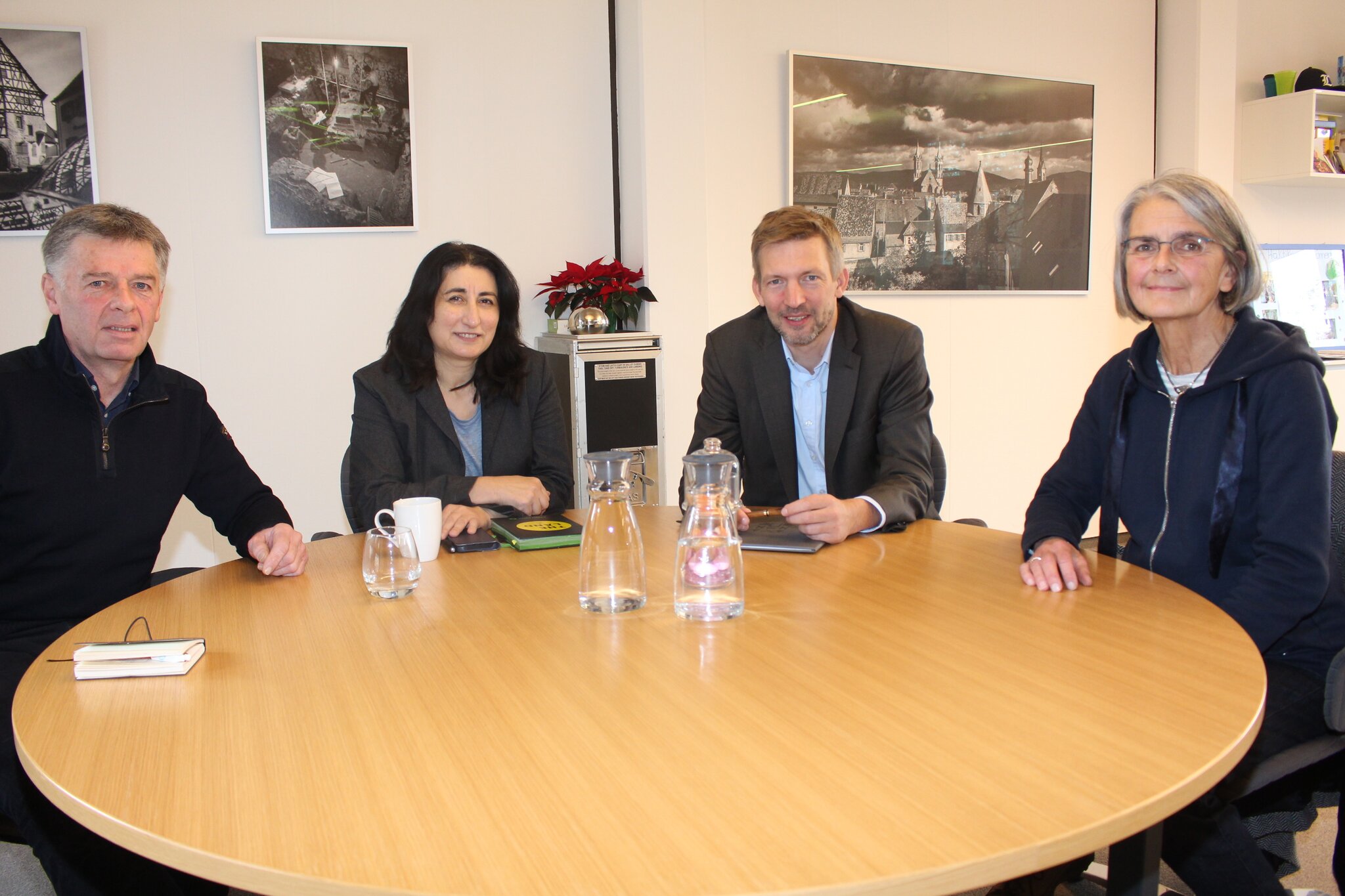 Zwei Politikpersönlichkeiten, die sich verstehen - Ladenburg