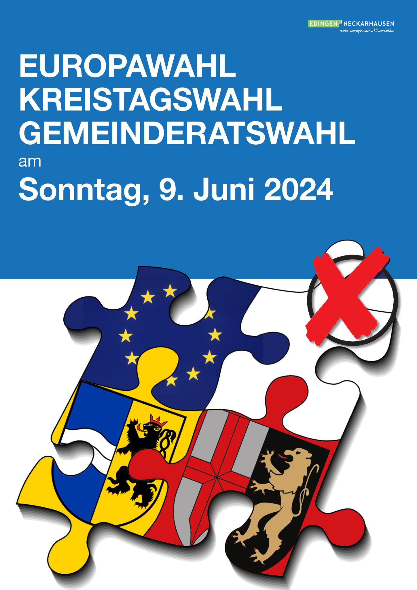 GEMEINDE EDINGEN-NECKARHAUSEN: Wahlbezirke in Edingen-Neckarhausen ...