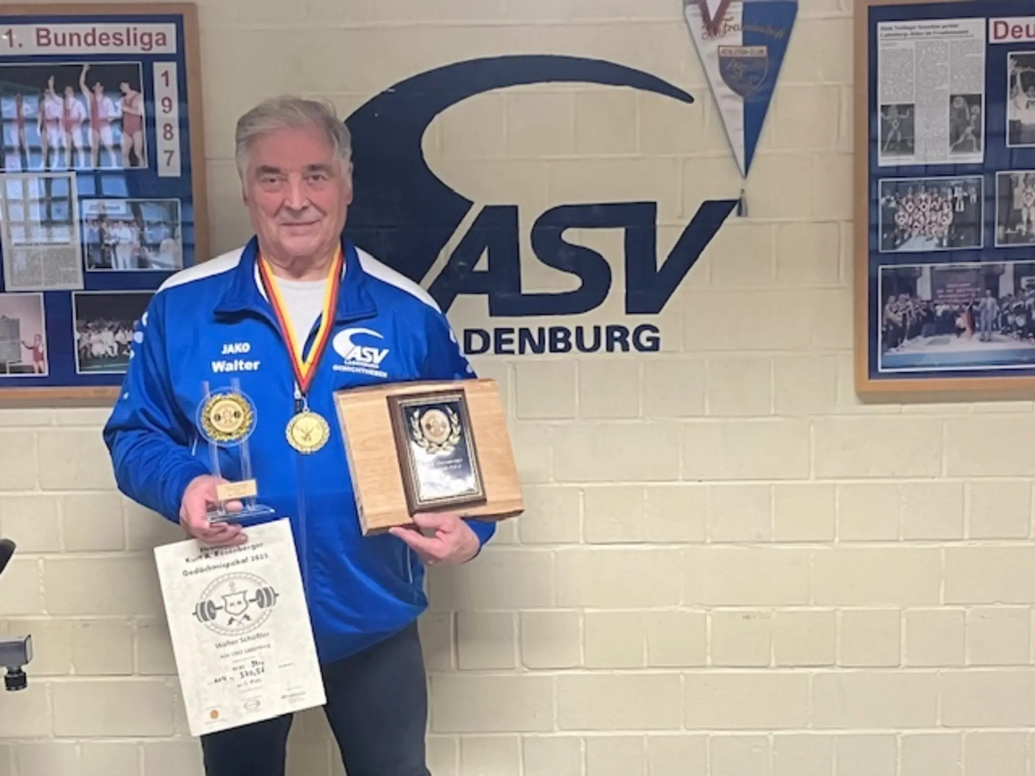ASV Ladenburg Gewichtheben: Walter Schüßler wieder erfolgreich - Ladenburg