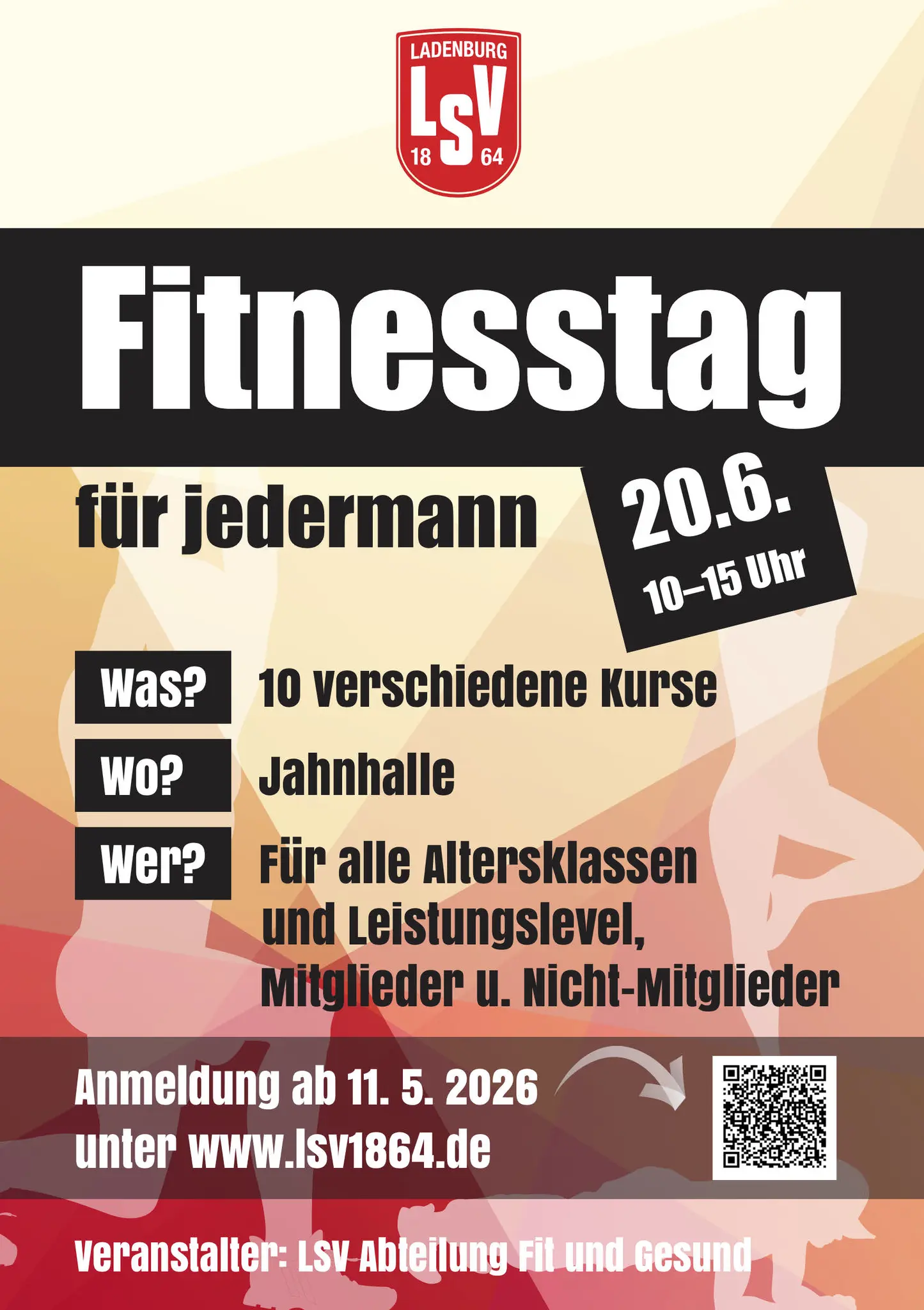 LSV lädt zum kostenlosen Fitnesstag ein - Ladenburg
